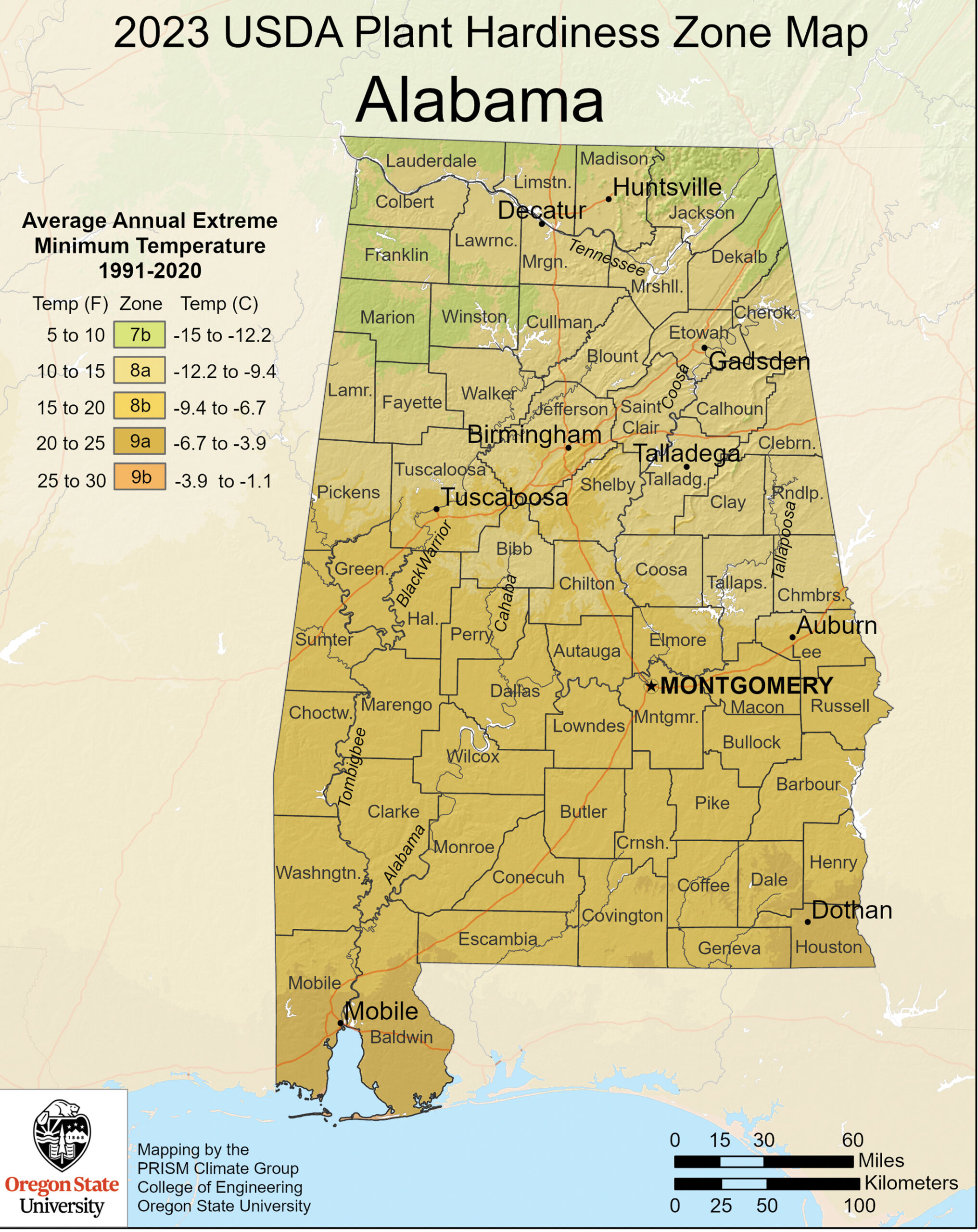 Updated map helps zone in on our gardens - Alabama Living Magazine