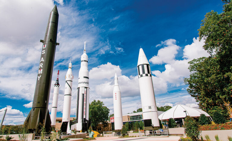Blast off at the renovated Rocket Park at U.S. Space and Rocket Center ...